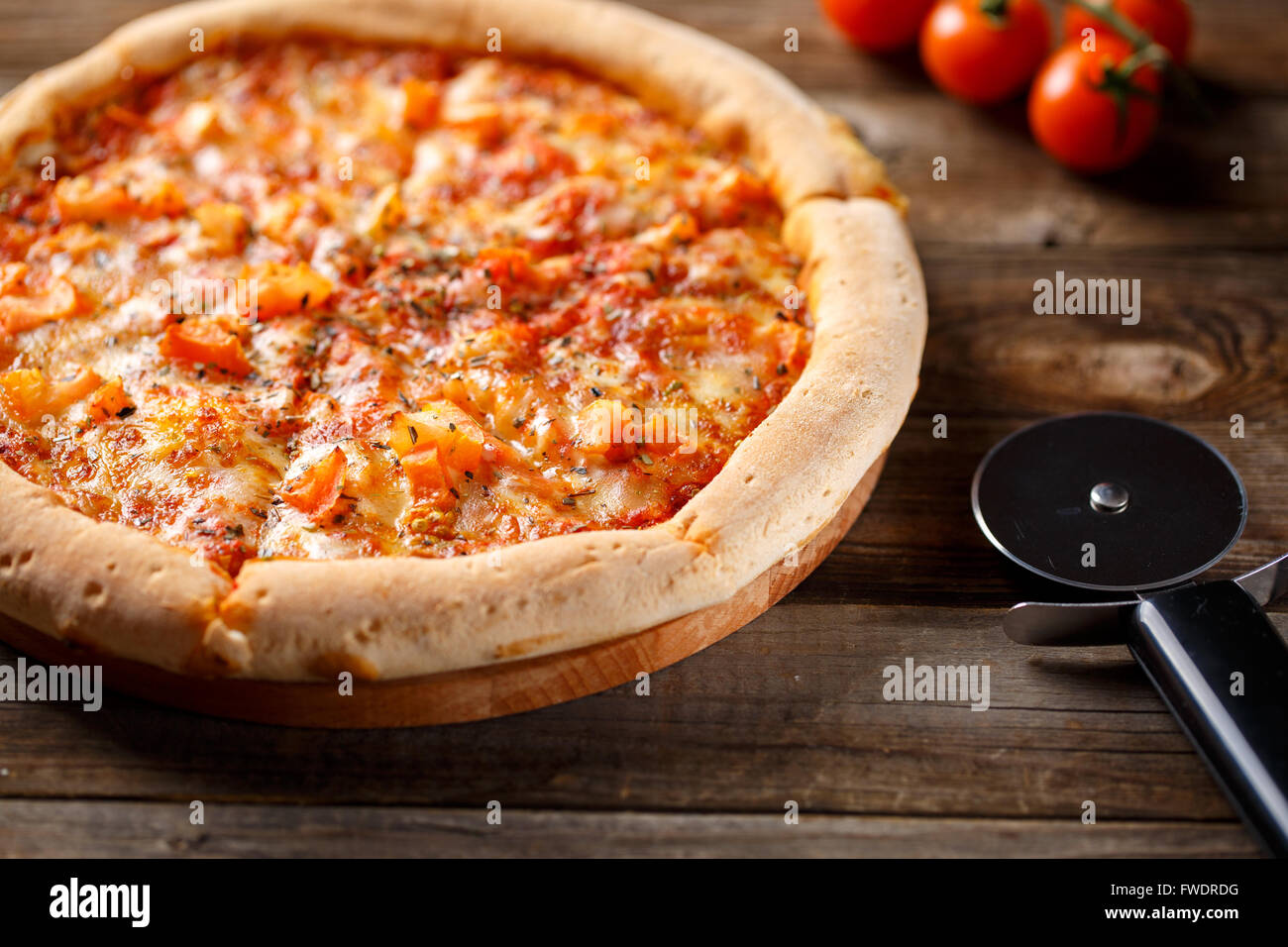 Delicious italian pizza Stock Photo - Alamy