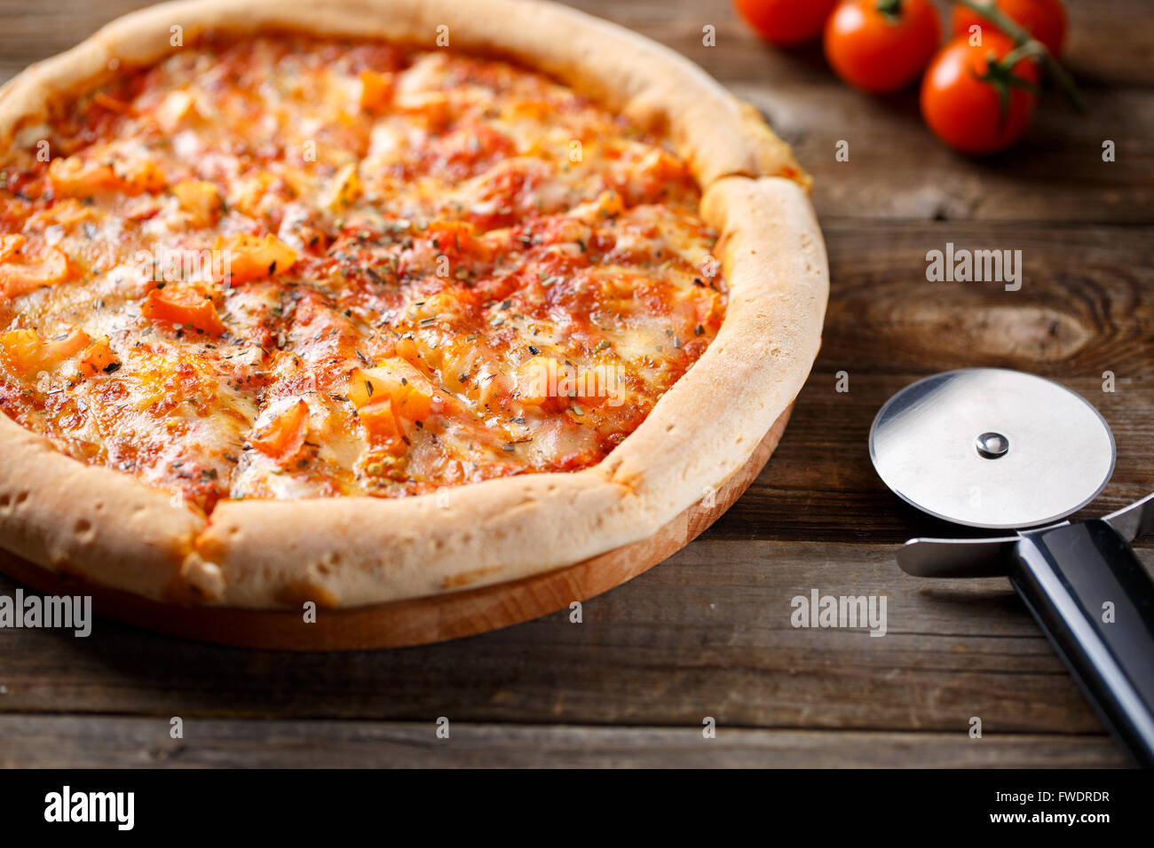 Delicious italian pizza Stock Photo - Alamy