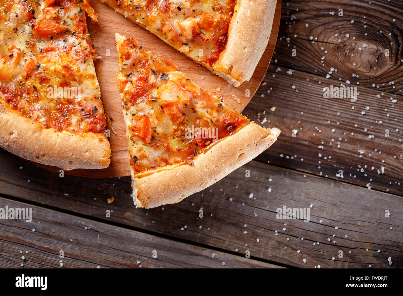 Delicious italian pizza Stock Photo - Alamy