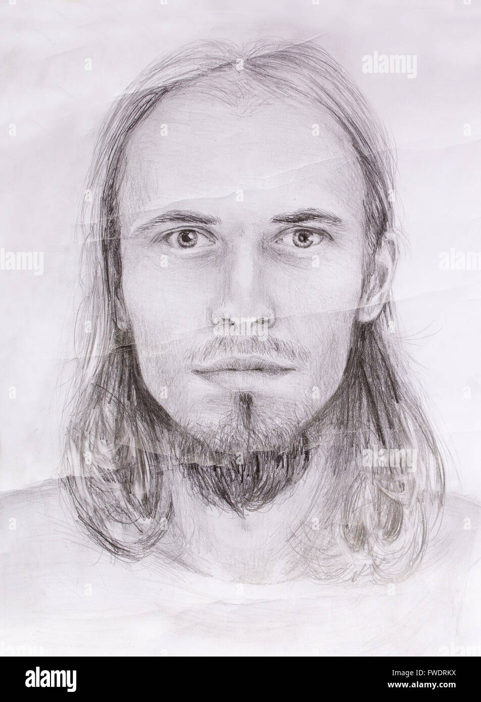 Interpretation jesus christ portrait young hi-res stock photography and ...