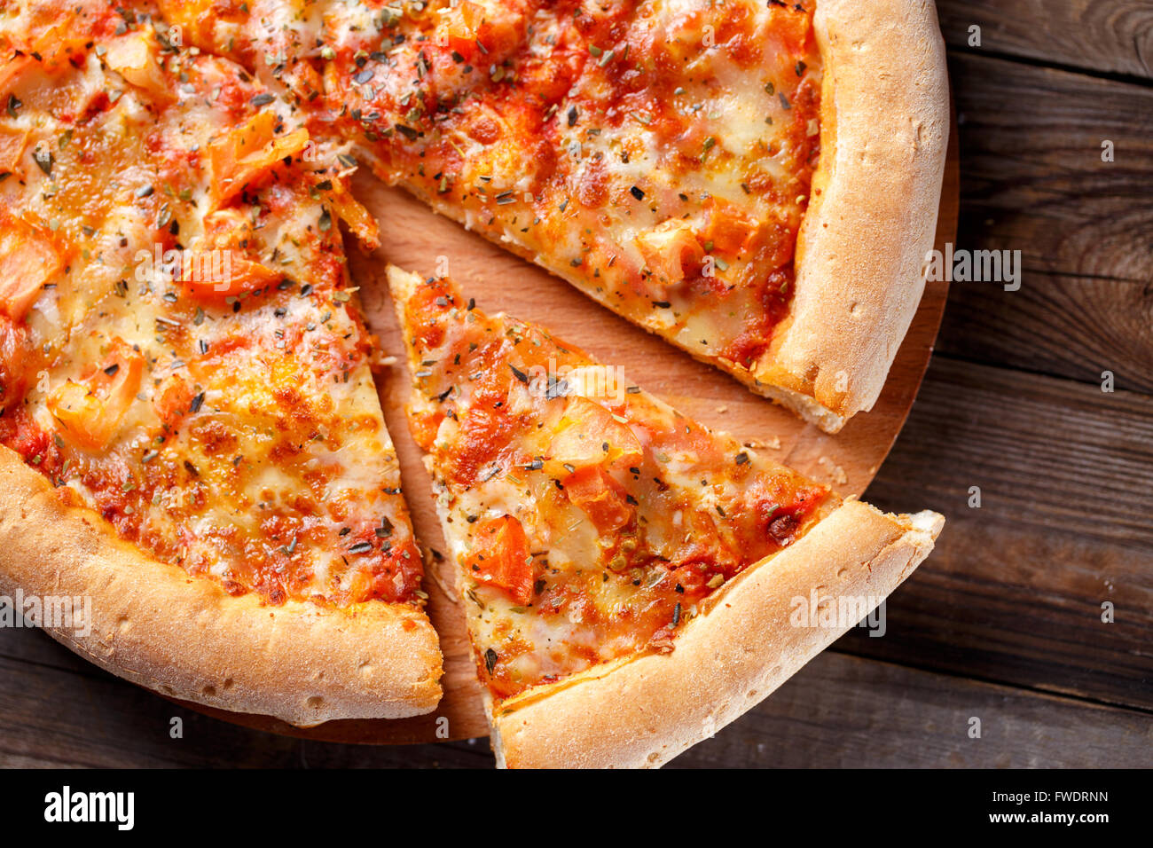 Delicious italian pizza Stock Photo - Alamy