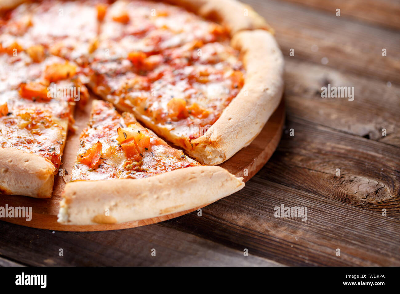 Delicious italian pizza Stock Photo - Alamy