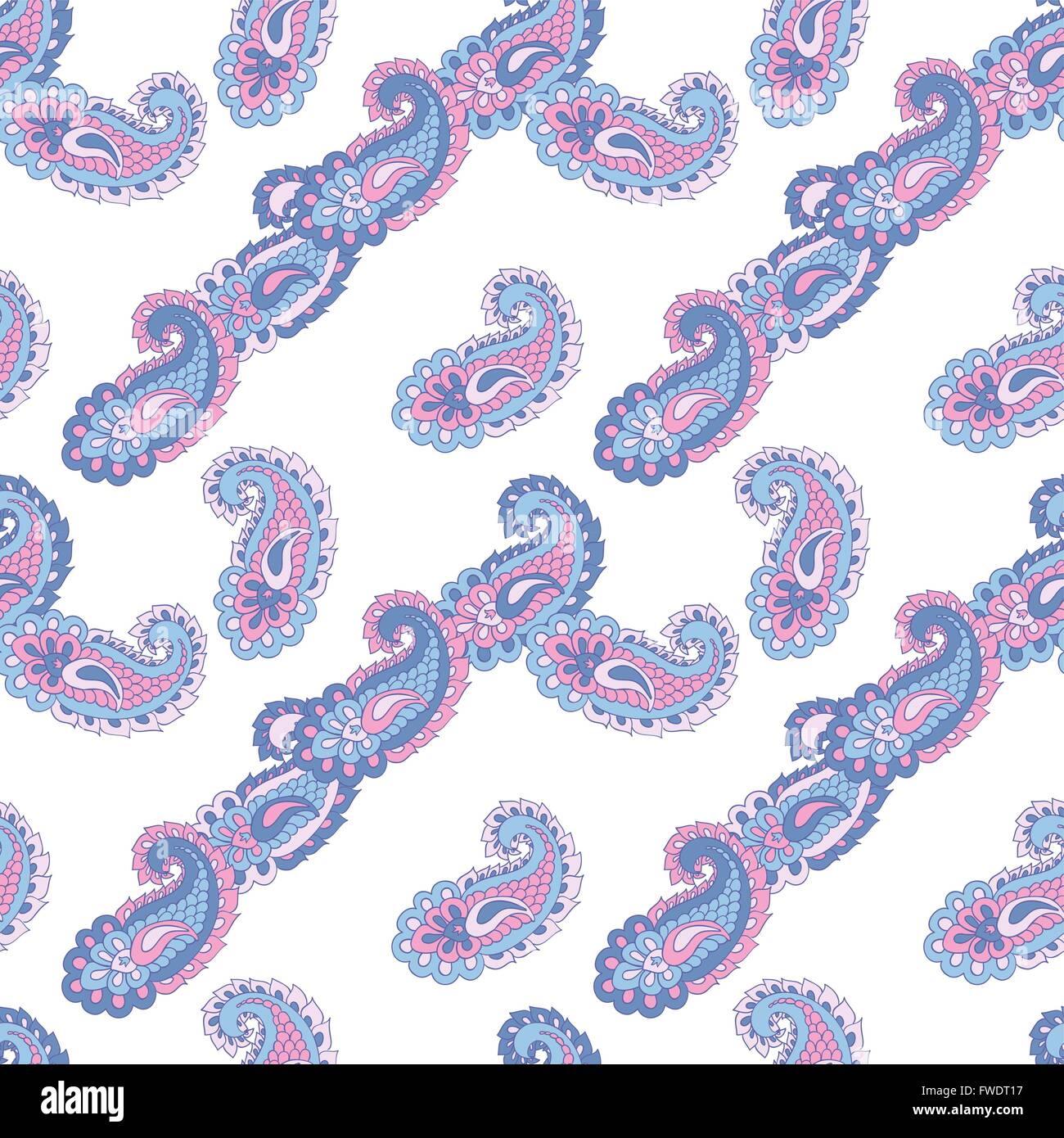 Seamless paisley pattern Stock Vector Image & Art - Alamy