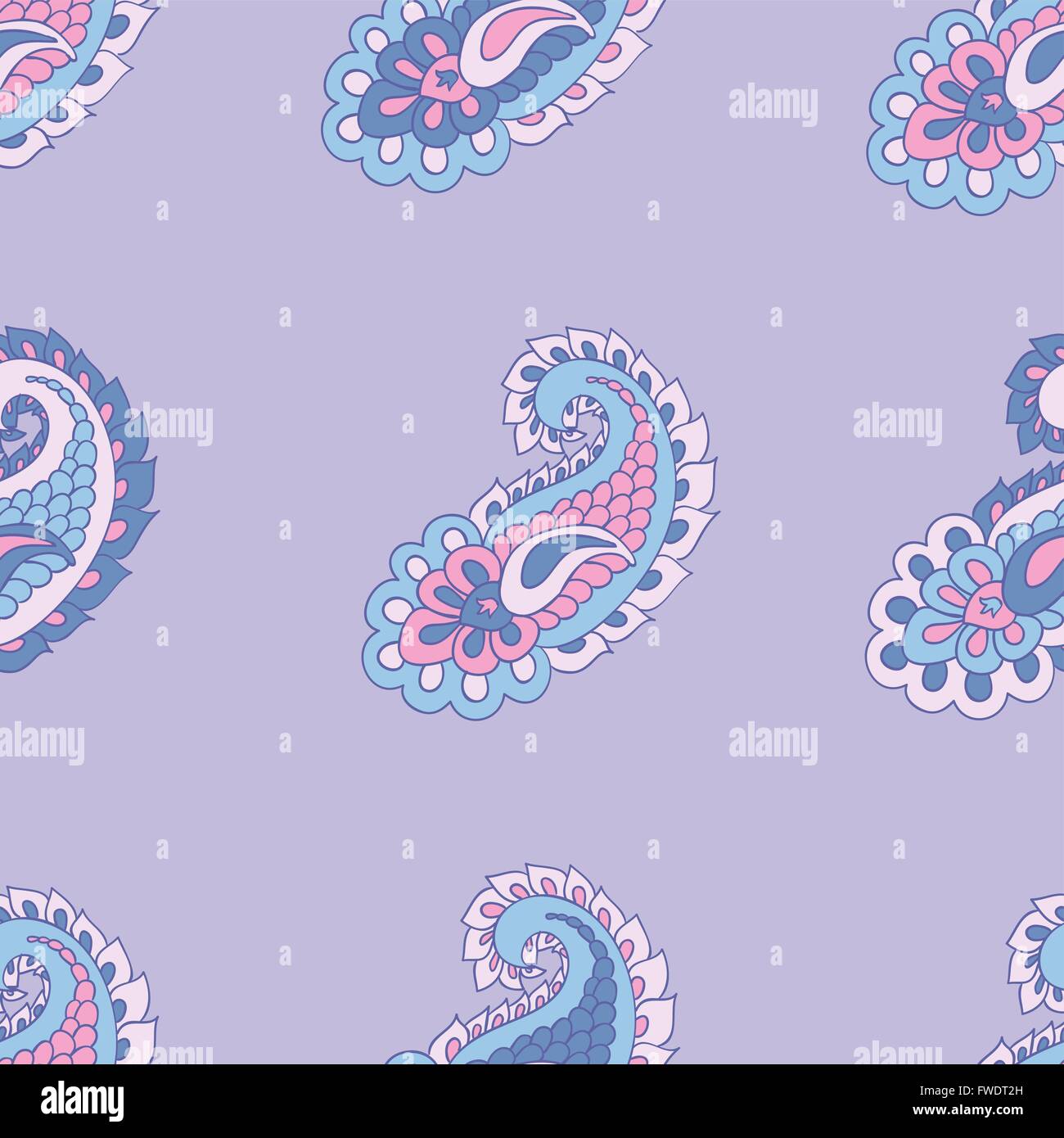 Seamless paisley pattern Stock Vector Image & Art - Alamy