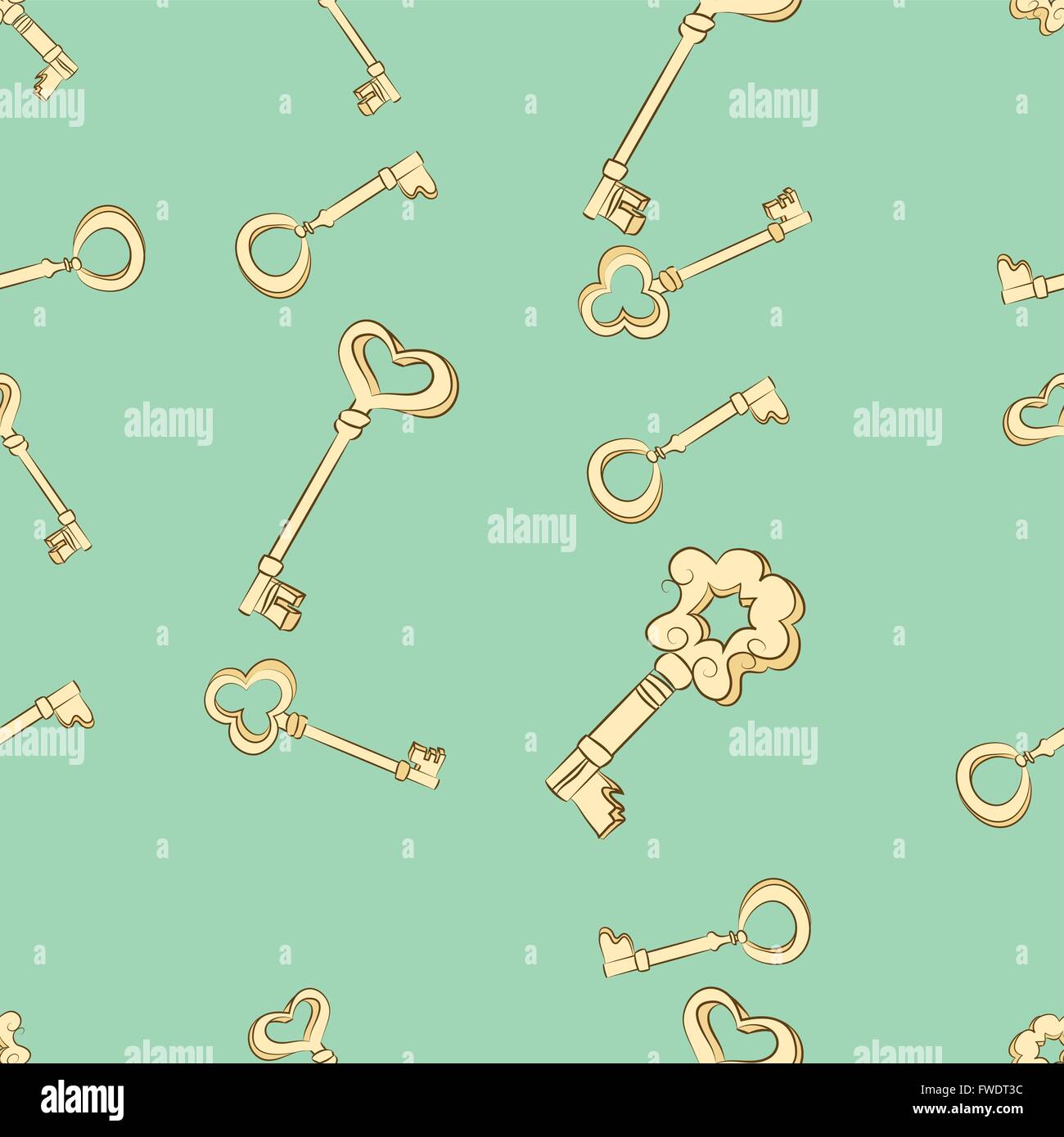 Seamless keys pattern Stock Vector Image & Art - Alamy