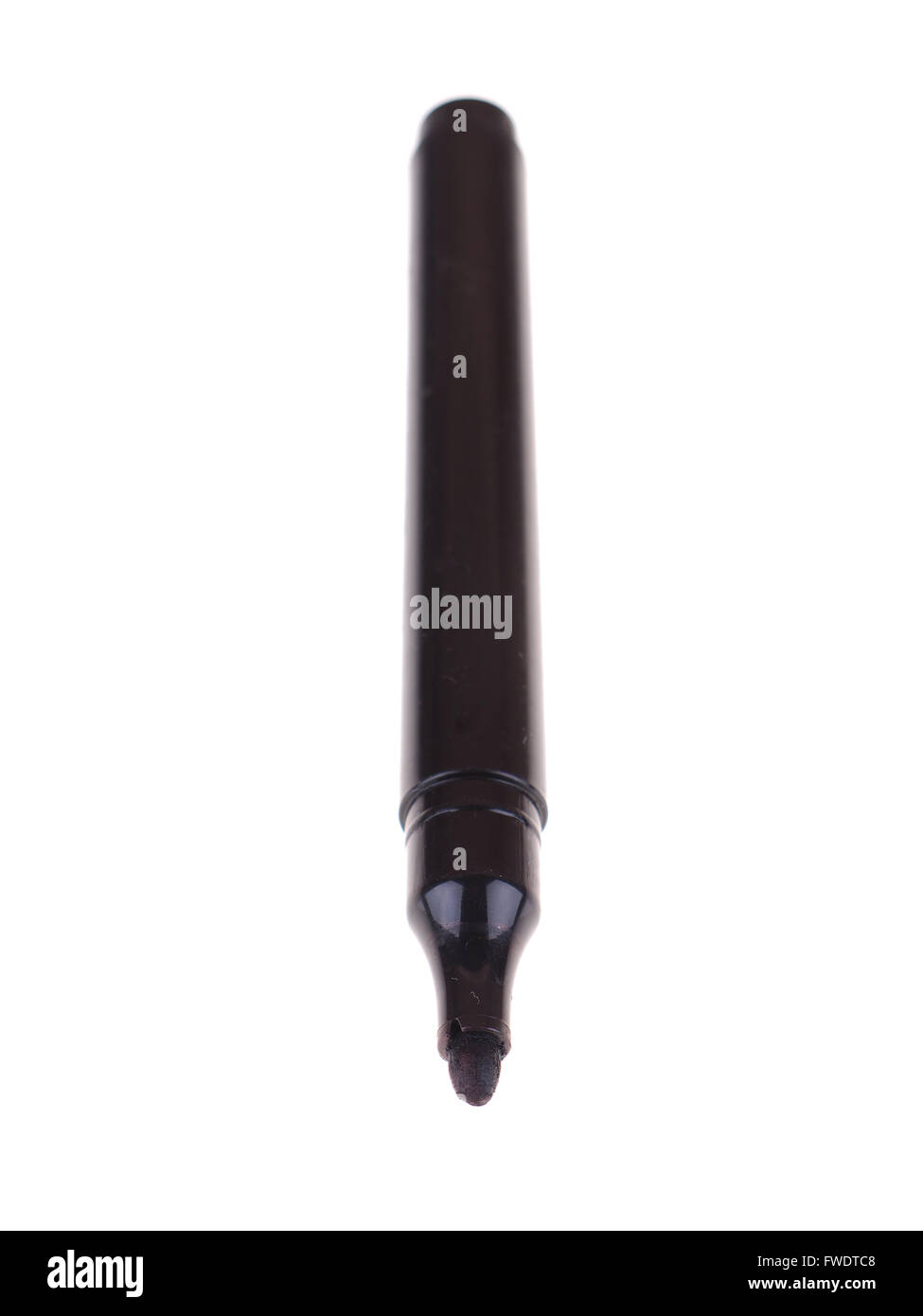 black marker on a white background Stock Photo - Alamy