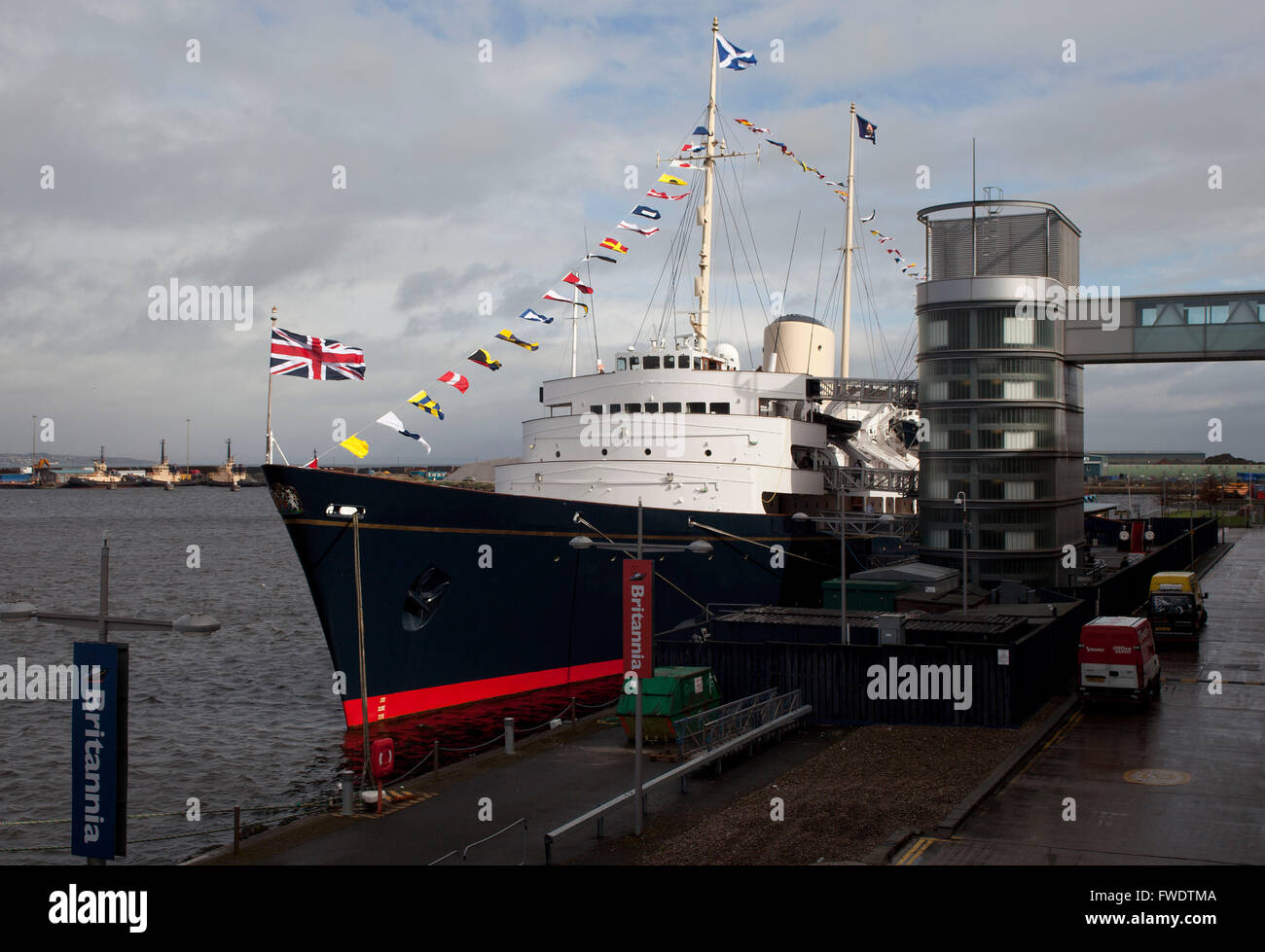 The Royal Britannia at Ocean Terminal,Leith,Edinburgh Stock Photo - Alamy