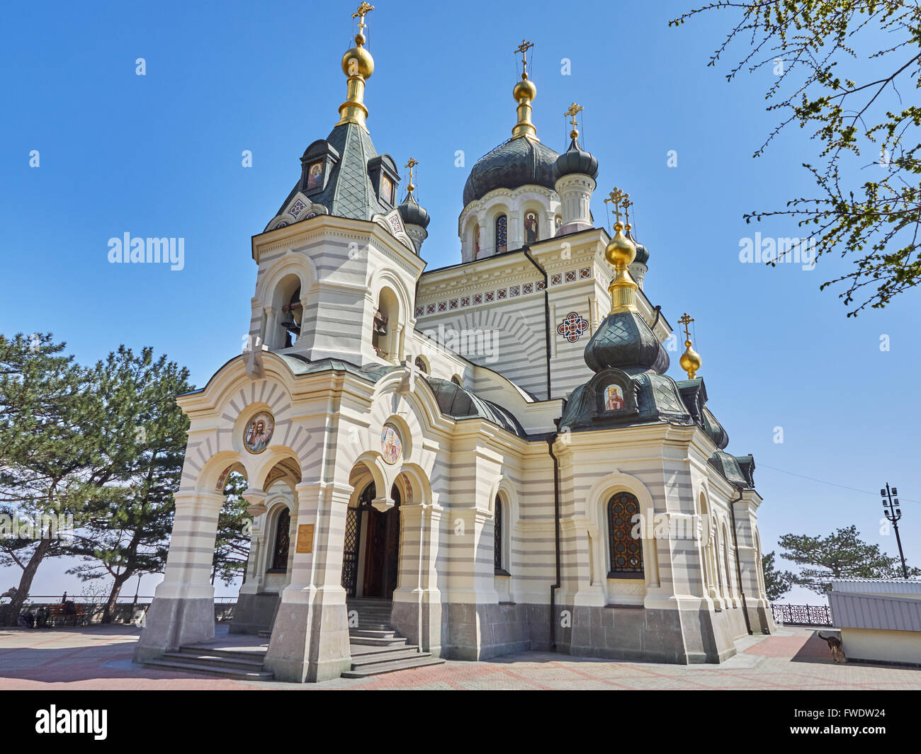 Christian Church in the mountains Stock Photo - Alamy