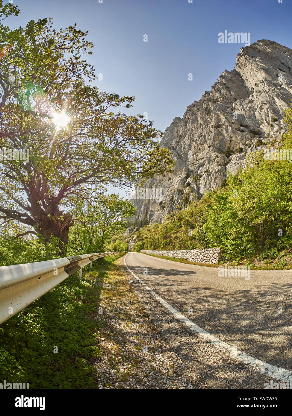 asphalt road in rocks Stock Photo - Alamy