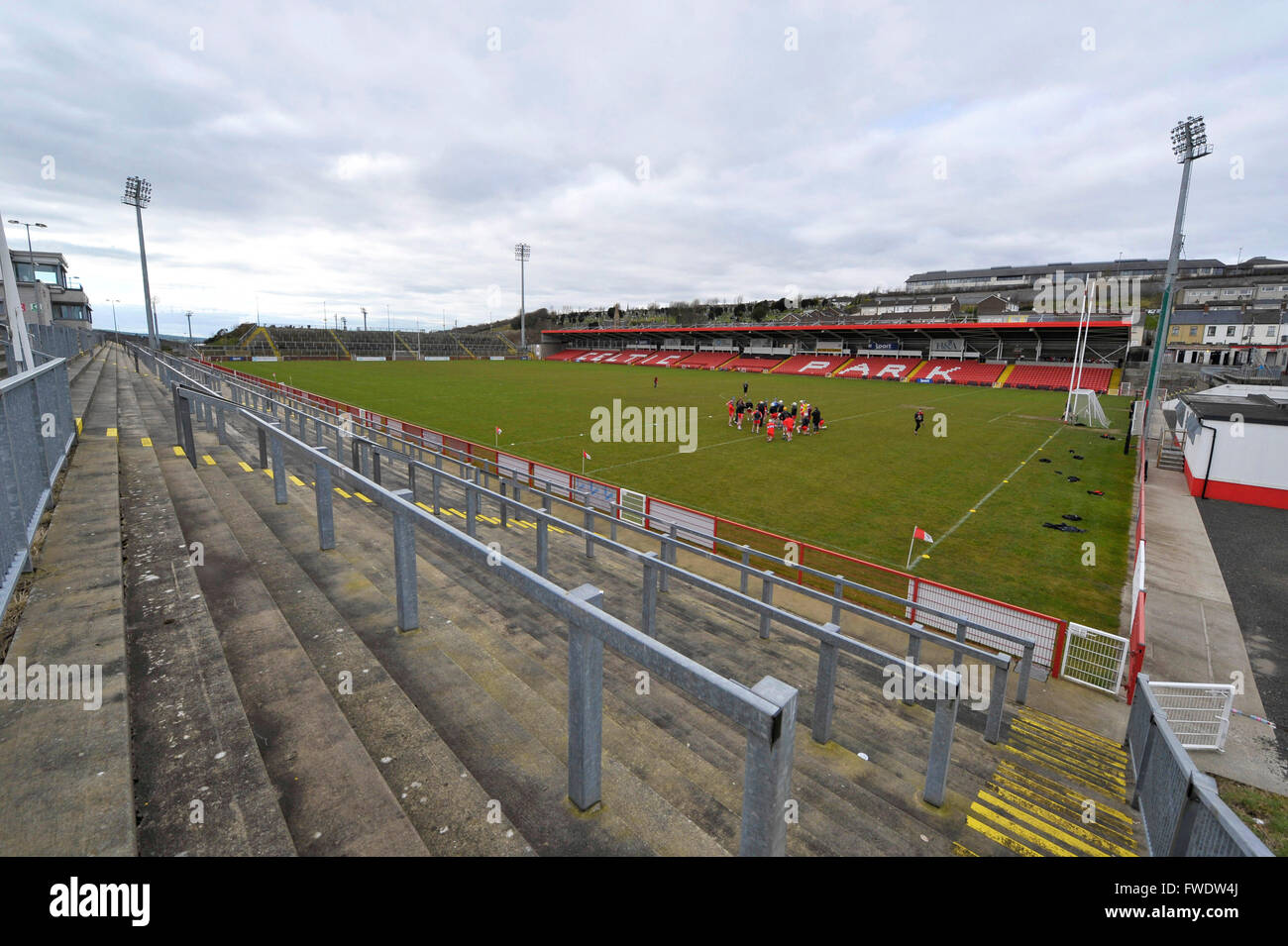 Celtic Park GAA sports stadium in Londonderry, Northern Ireland Stock ...