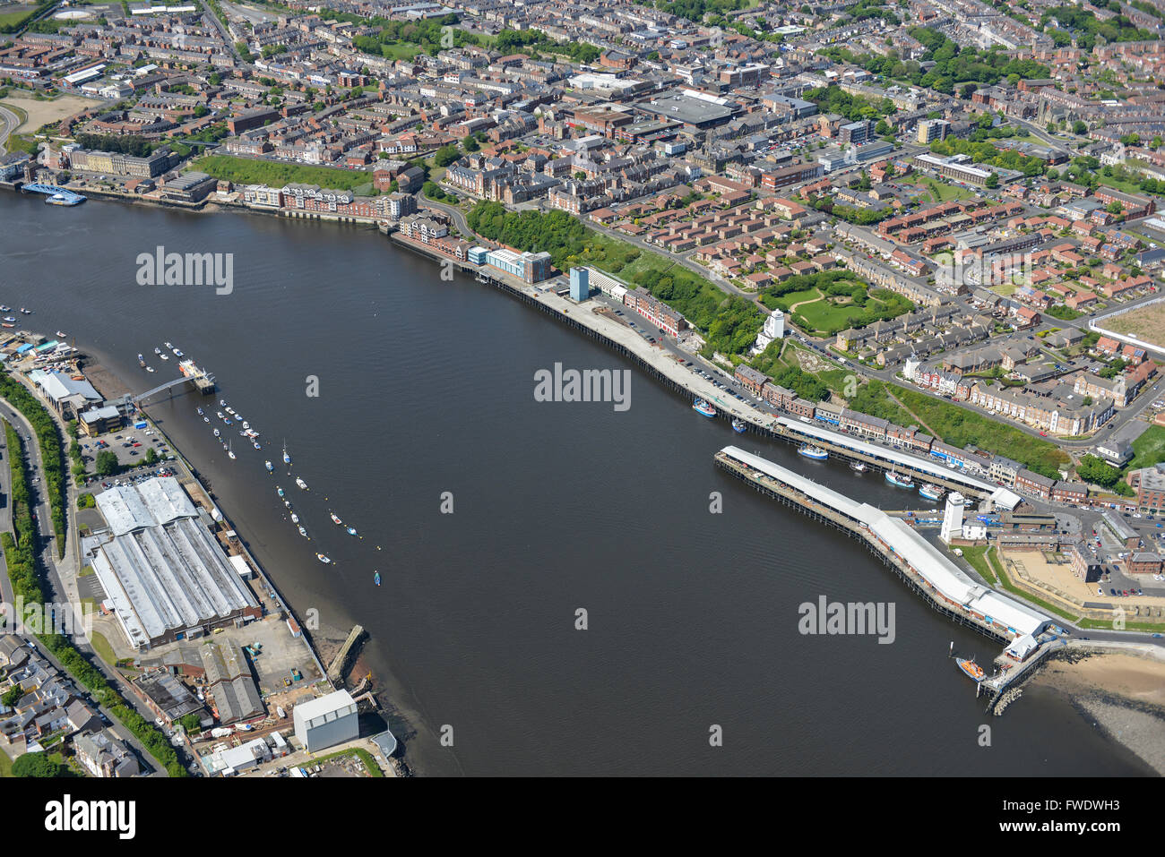 North shields north tyneside tyne and wear england hi-res stock ...