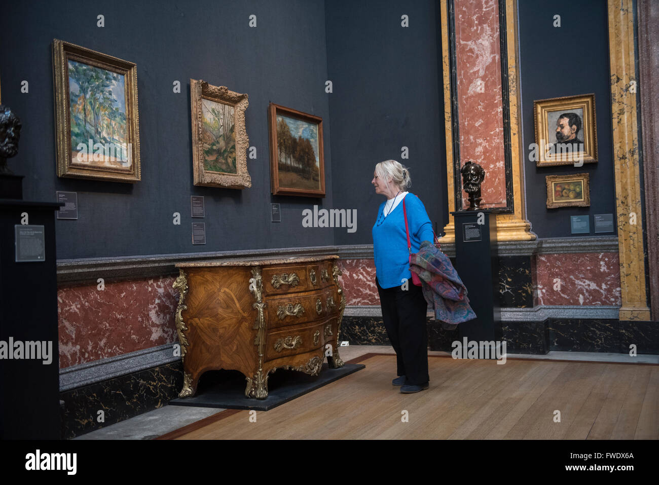 Fitzwilliam Museum and Art Gallery, Cambridge, England UK. April 2016 ...