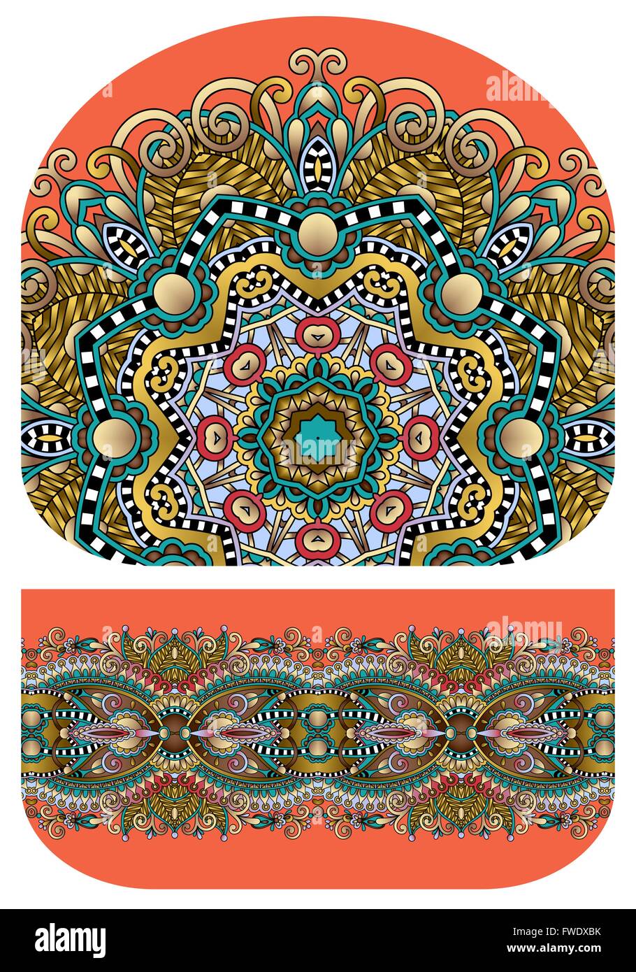 Indian print purse Stock Vector Images - Alamy