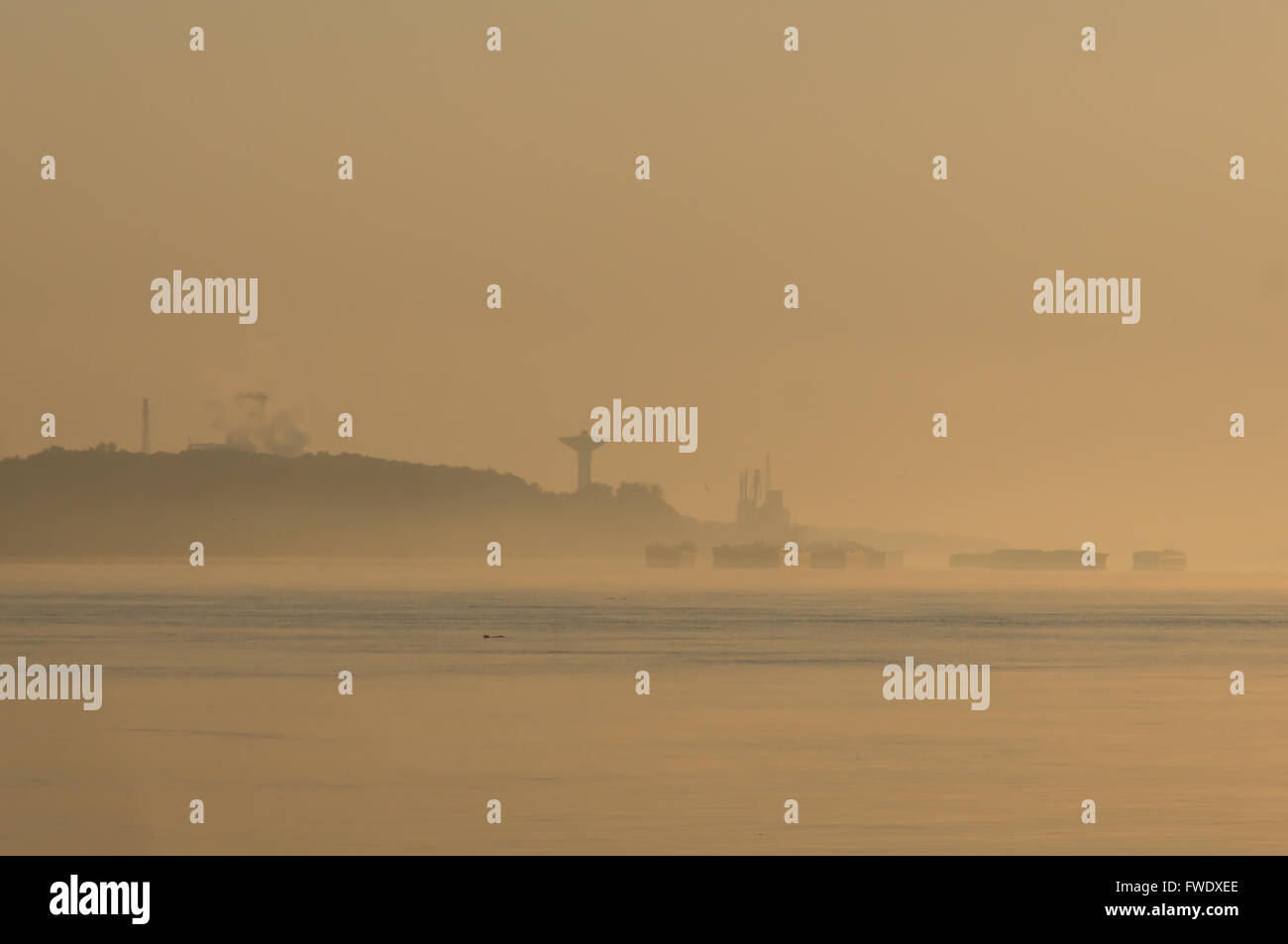 The Dusty Port of Loading Stock Photo - Alamy