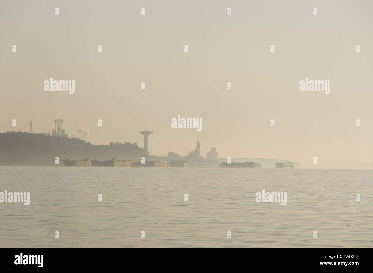 The Dusty Port of Loading Stock Photo - Alamy