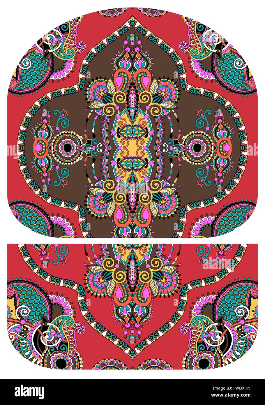 Indian handmade work Stock Vector Images - Alamy