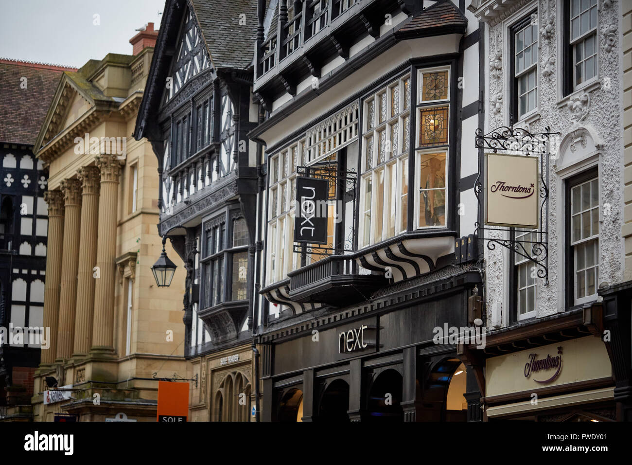 Chester eastgate street tudor shops hi-res stock photography and images ...