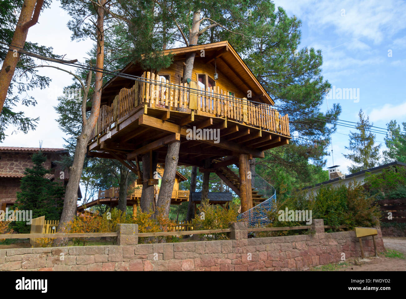 Tree top home hi-res stock photography and images - Alamy