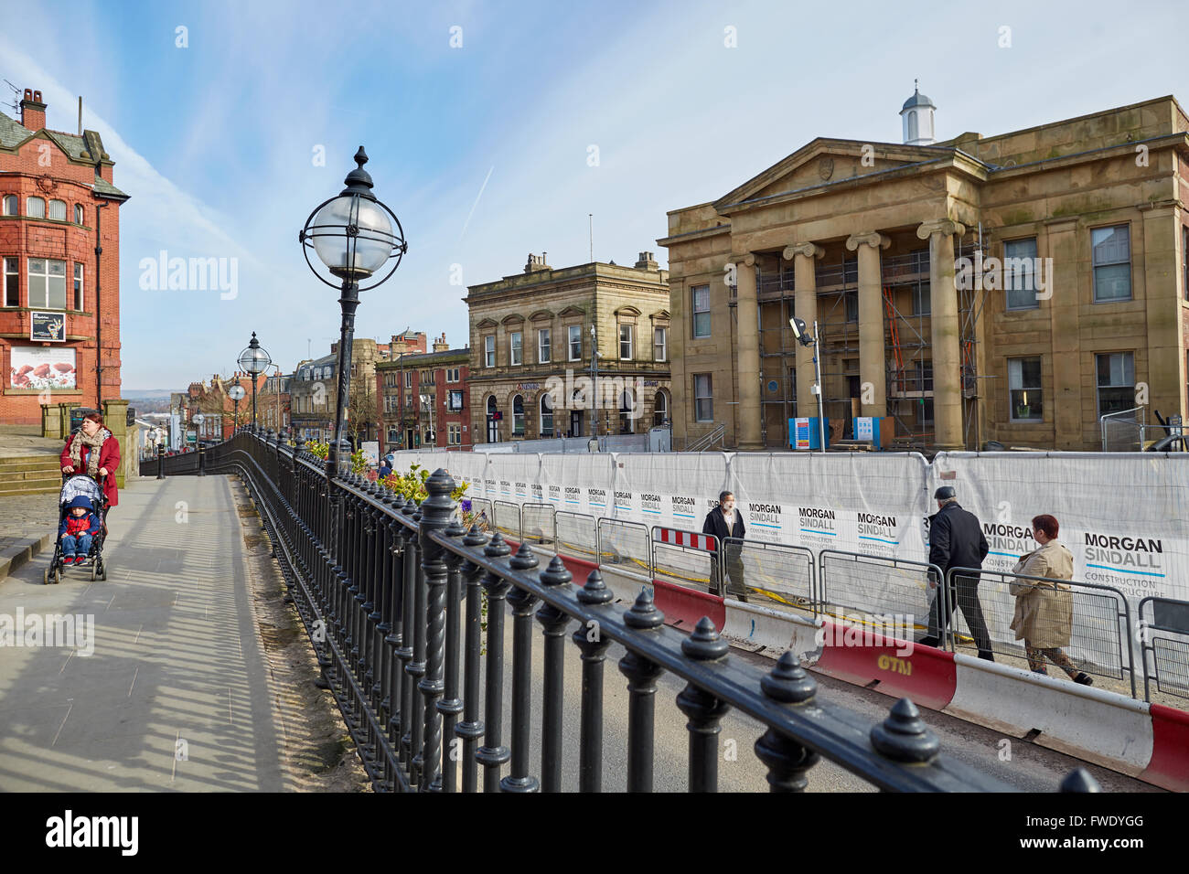 Oldham town centre The derelict historic Grade II-listed Town Hall ...