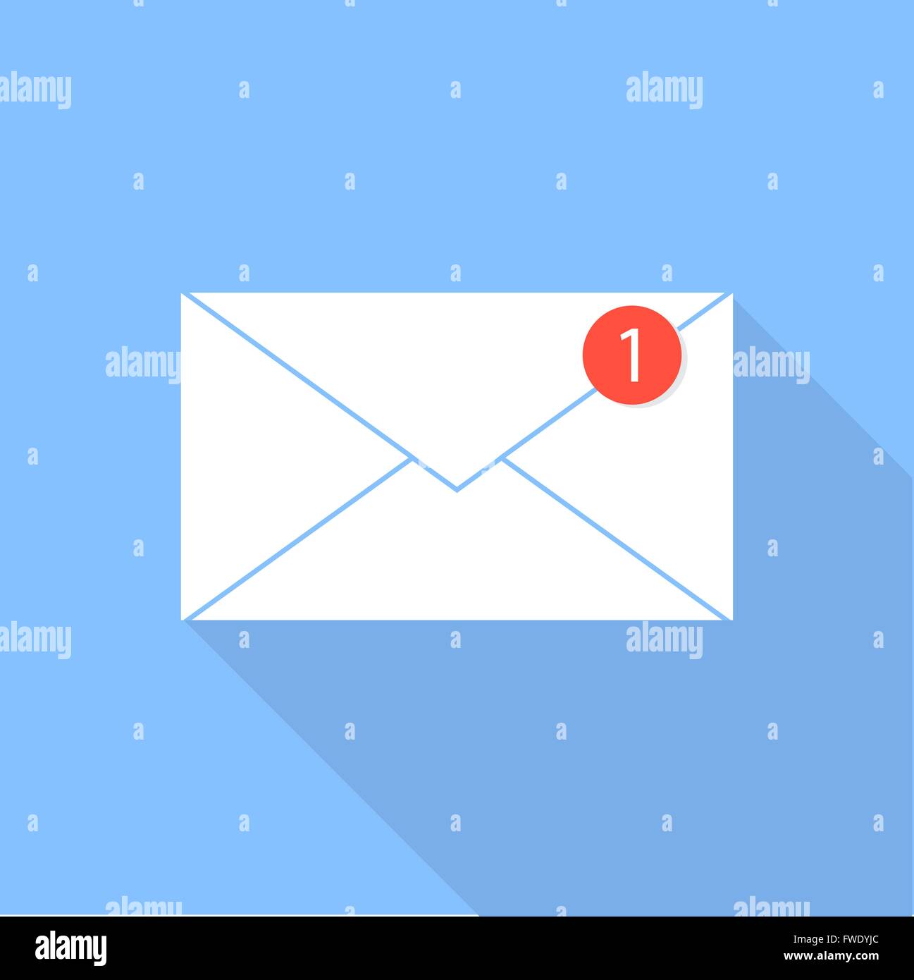 Envelope e-mail icon. Notification letter Stock Vector Image & Art - Alamy