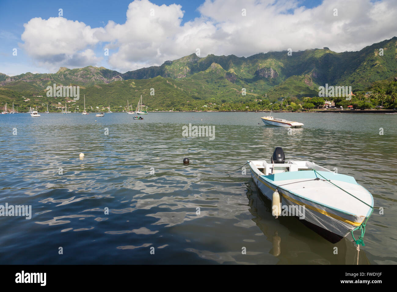 Nuku Hiva, Bay of Taiohae Stock Photo - Alamy