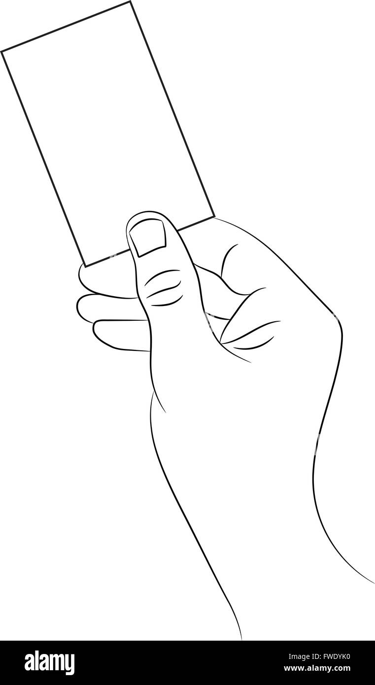 Hand debit cards Cut Out Stock Images & Pictures - Alamy