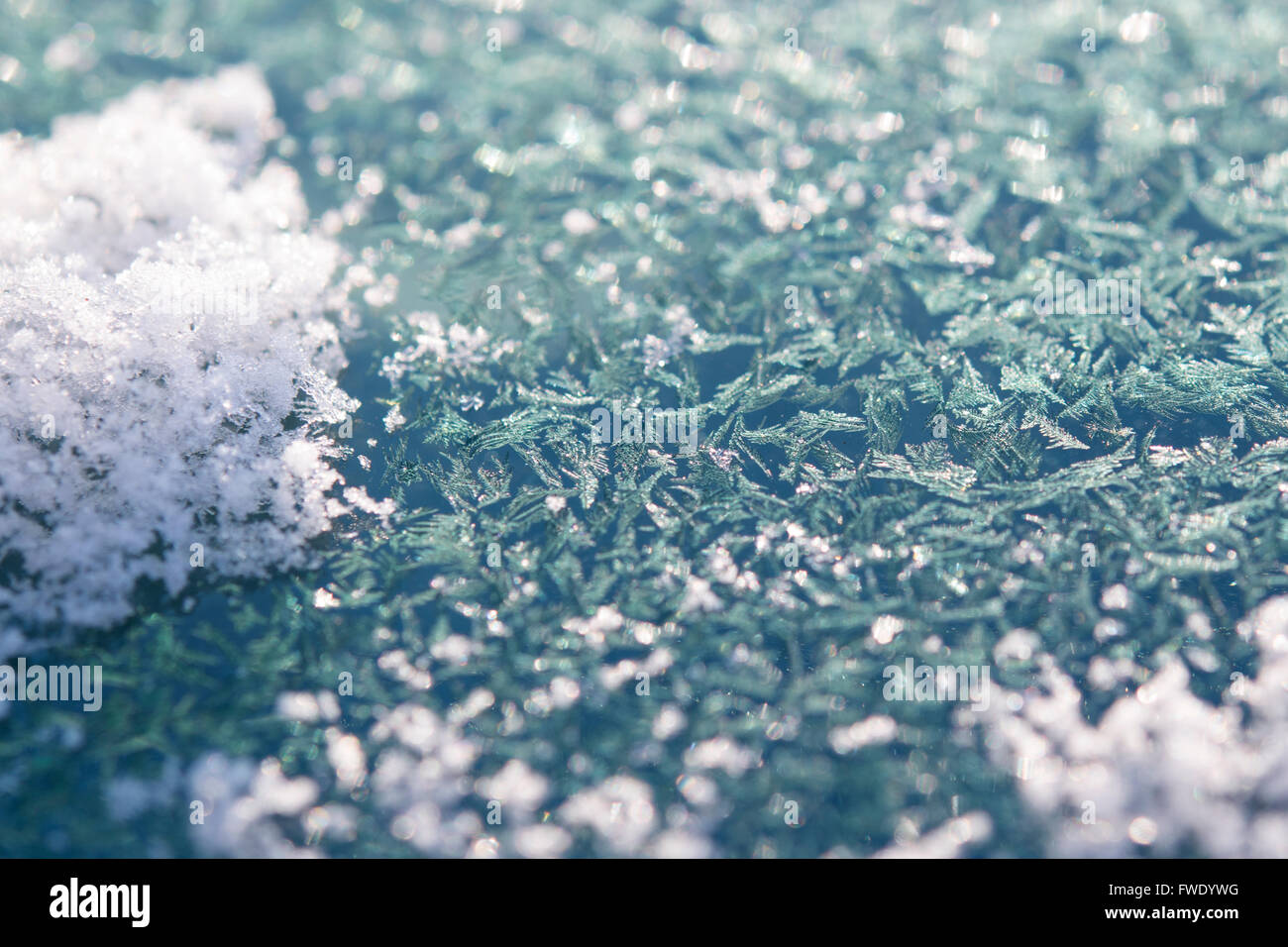 abstract ice crystals formation of frost Stock Photo - Alamy