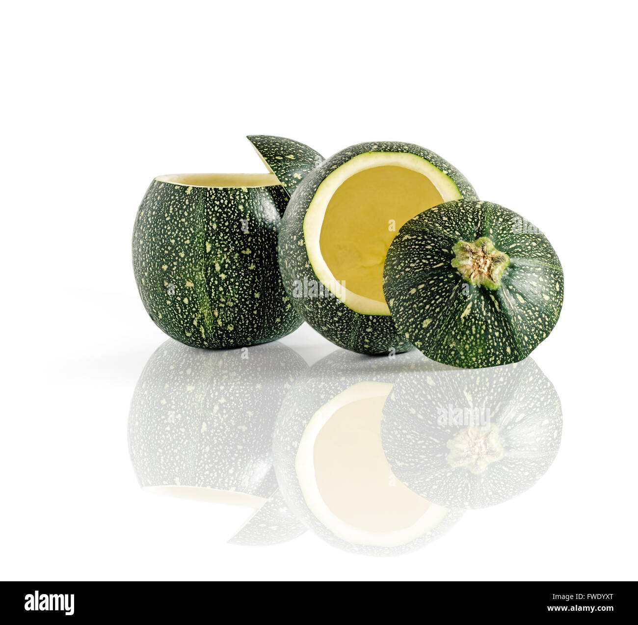 Courgette shaped Cut Out Stock Images & Pictures - Alamy