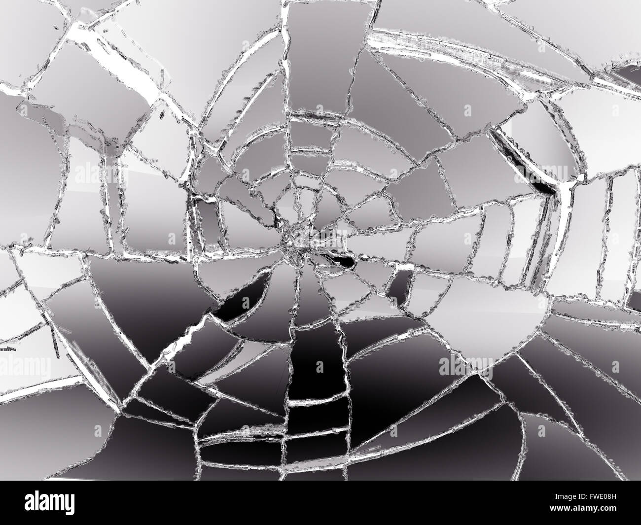 Destructed or damaged pieces of glass. Large resolution Stock Photo - Alamy