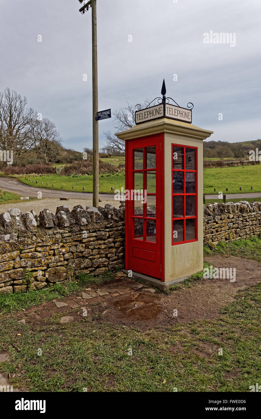 Restored red telephone box hi-res stock photography and images - Alamy