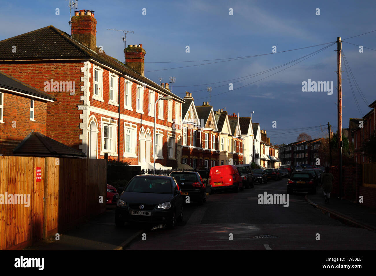 Suburb suburban street view architecture architectural hi-res stock ...