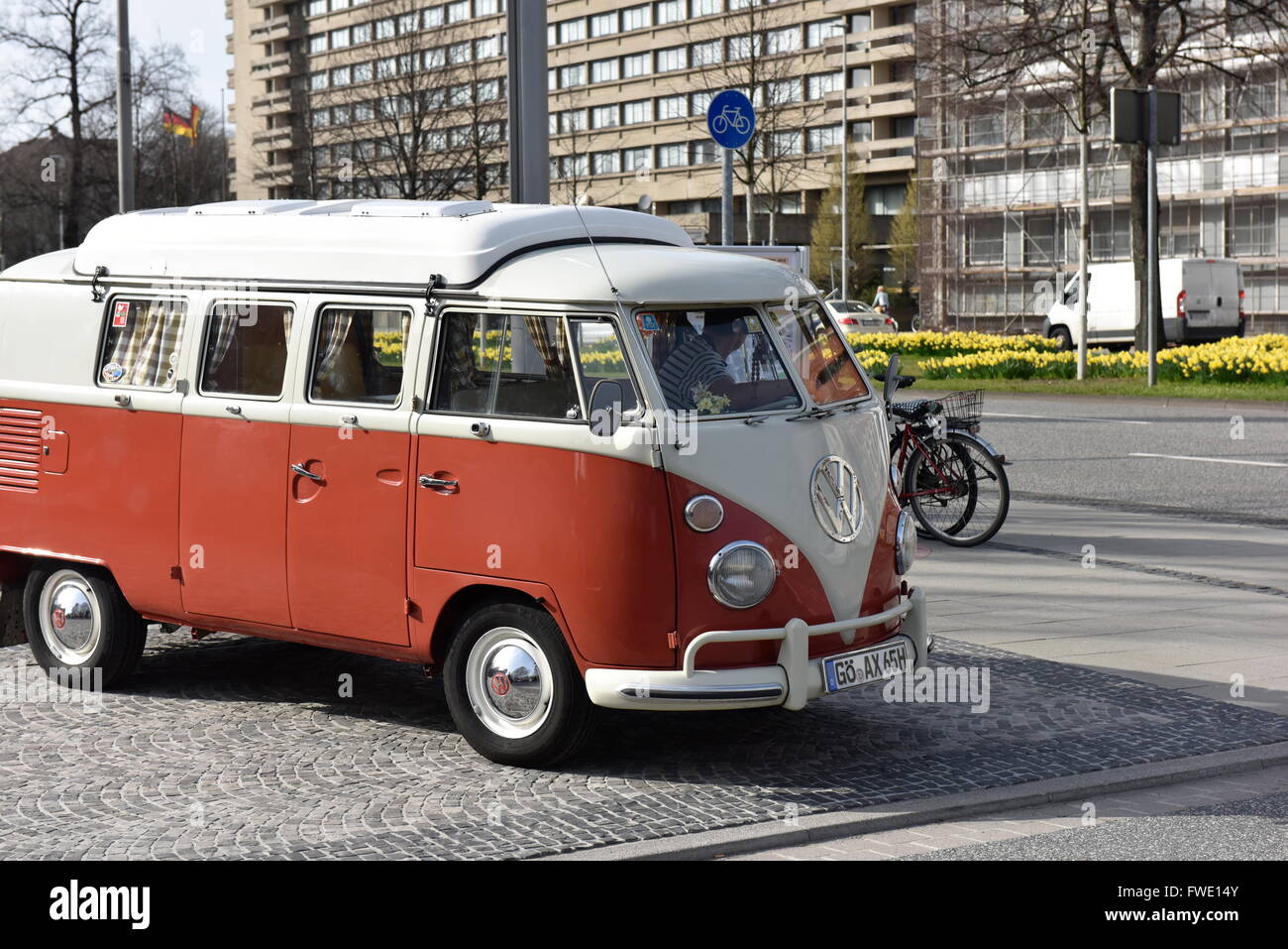 60 years of the Volkswagen Transporter from Hanover Stock Photo - Alamy