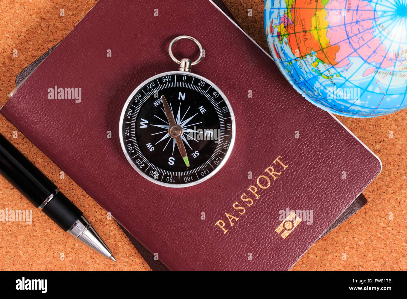 Preparation for travel. Set of trip stuff on white background Stock ...