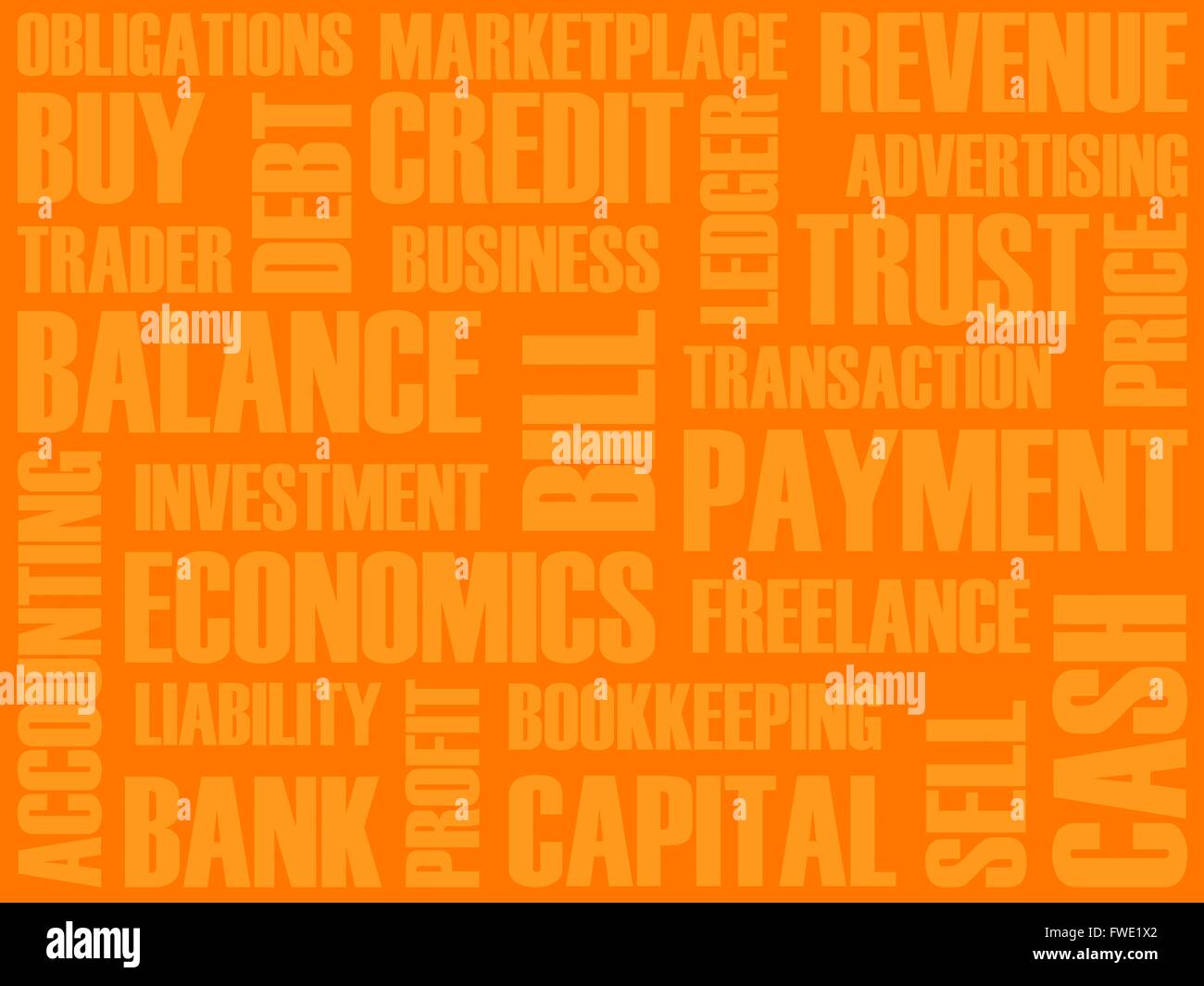 Business words collage. Business background, collage words of an ...
