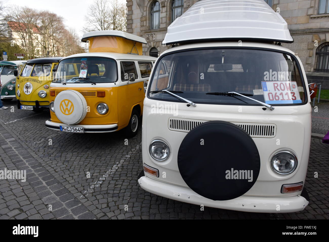 60 years of the Volkswagen Transporter from Hanover Stock Photo - Alamy