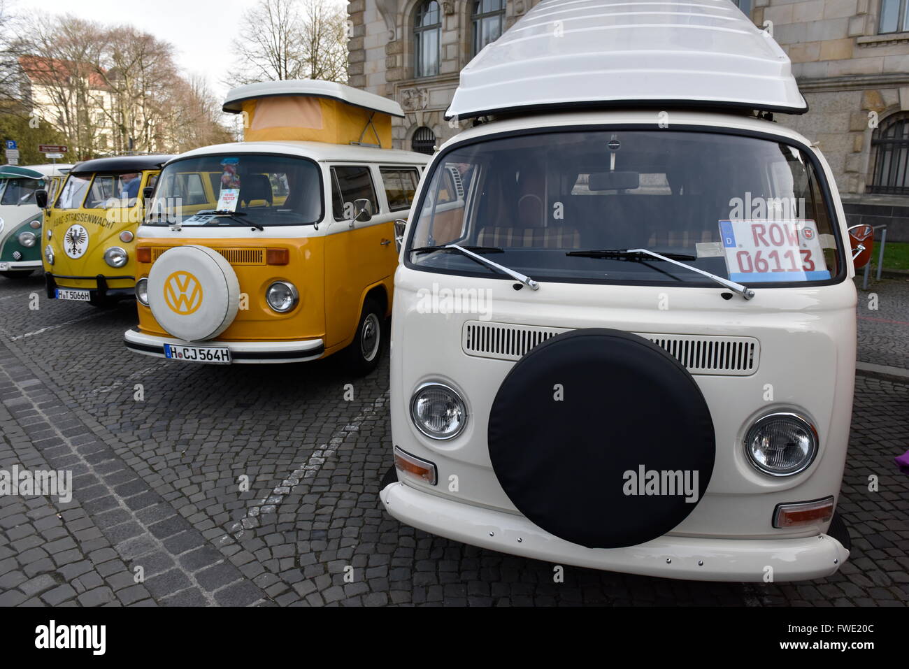 60 years of the Volkswagen Transporter from Hanover Stock Photo - Alamy