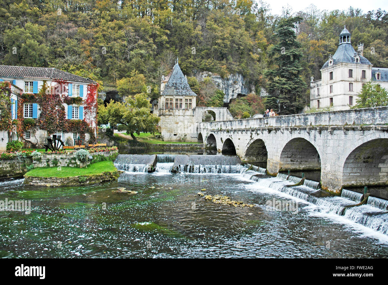 Brantome, Charentes, France Stock Photo - Alamy
