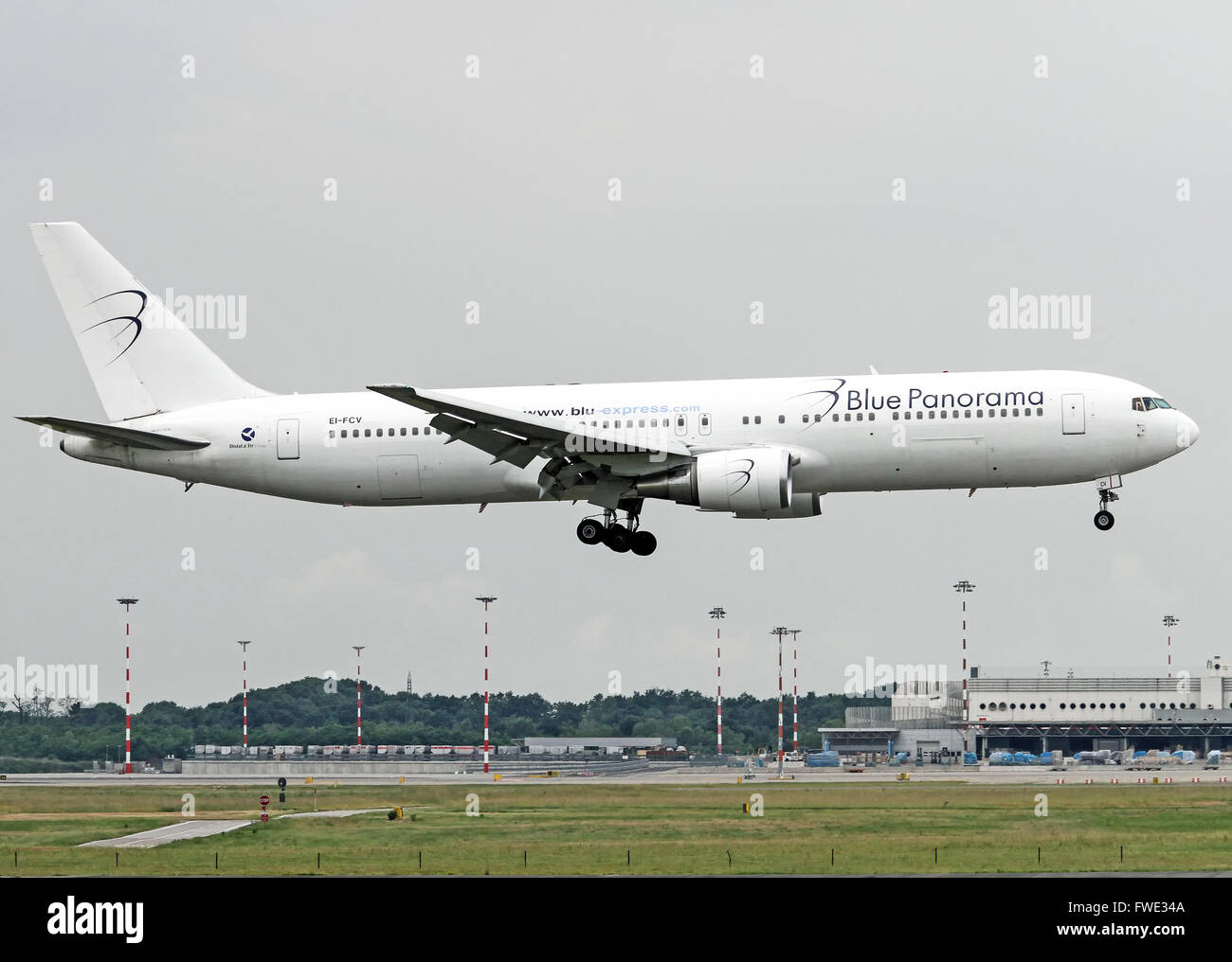 Blue Panorama Airlines Boeing 767-3X2(ER). Photographed at Linate ...