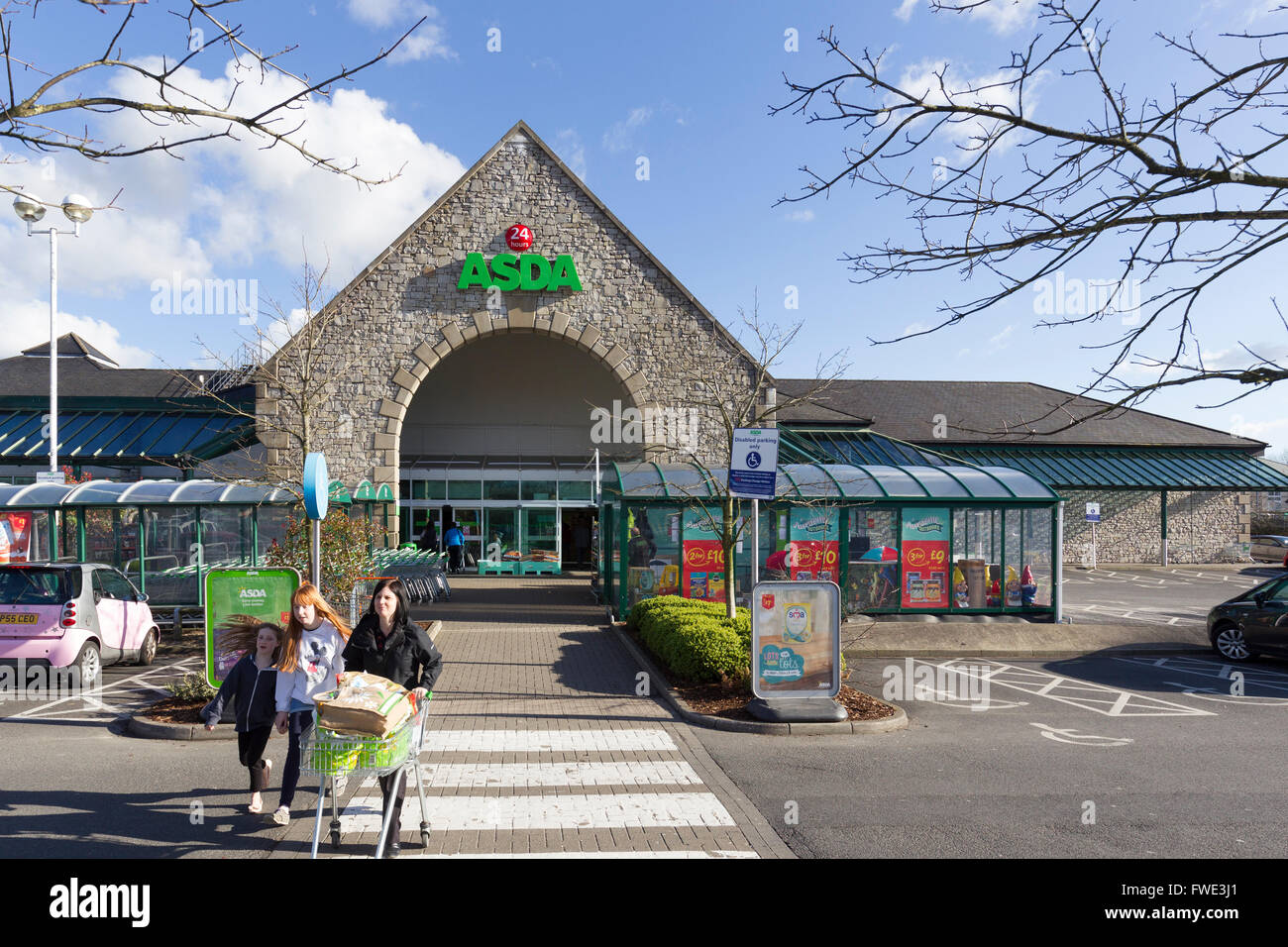 Asda store and 24 hour sign hi-res stock photography and images - Alamy
