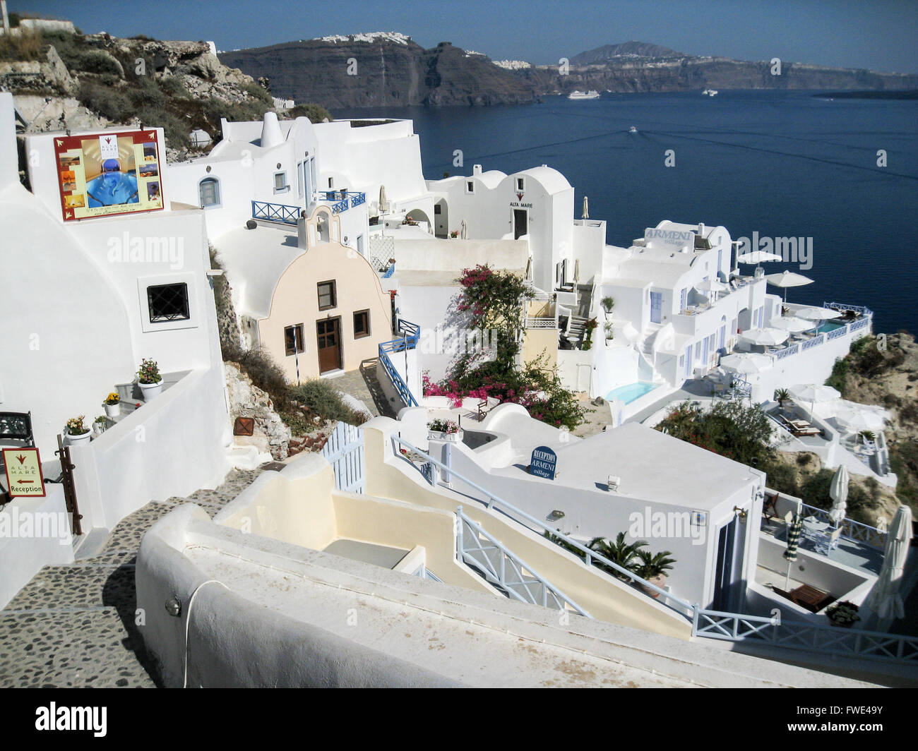 Oia Santorini Greek Islands Stock Photo - Alamy