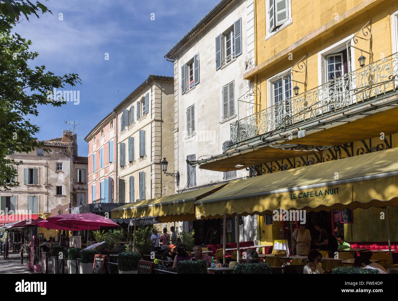 Restaurants Arles Provence France Stock Photo - Alamy