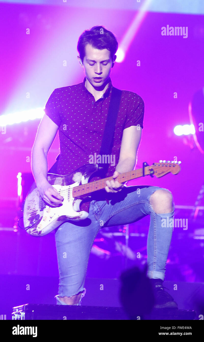 London, UK. The Vamps ( Brad Simpson (lead vocals and guitar), James ...