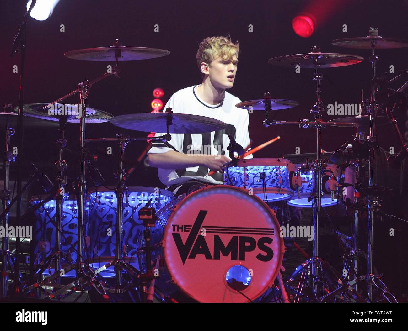 London, UK. The Vamps ( Brad Simpson (lead vocals and guitar), James ...