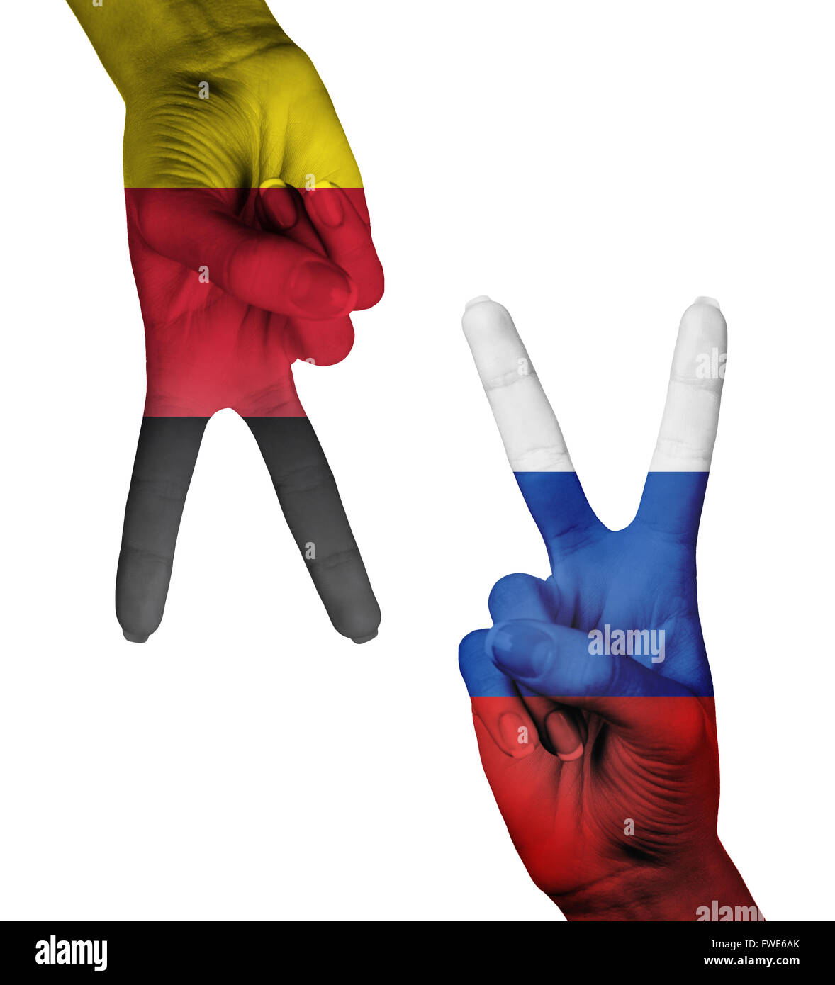 Making peace sign Cut Out Stock Images & Pictures - Alamy