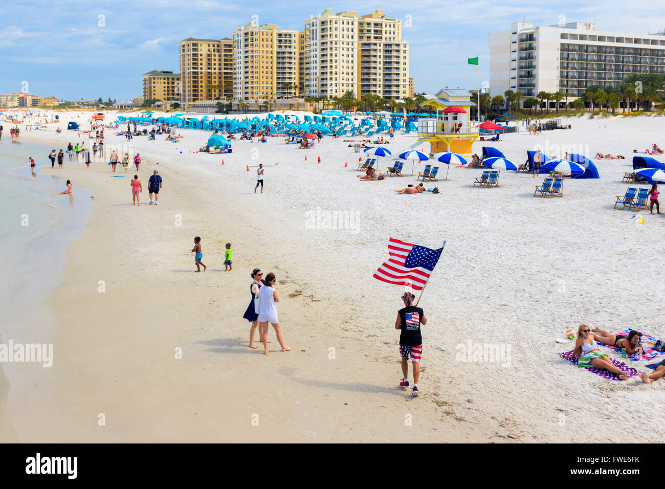 Clearwater beach, Florida, America, USA Stock Photo - Alamy