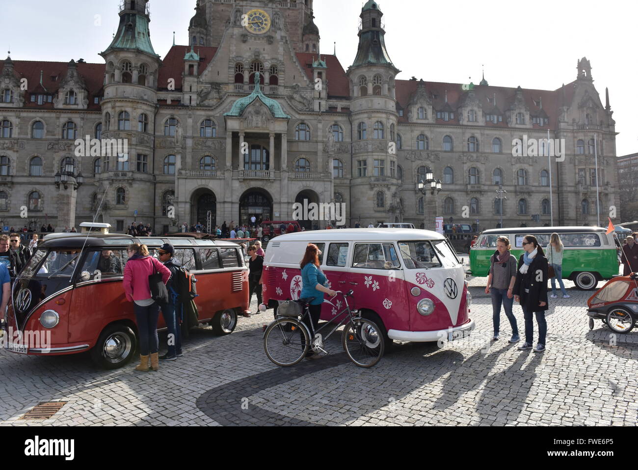 60 years of the Volkswagen Transporter from Hanover Stock Photo - Alamy