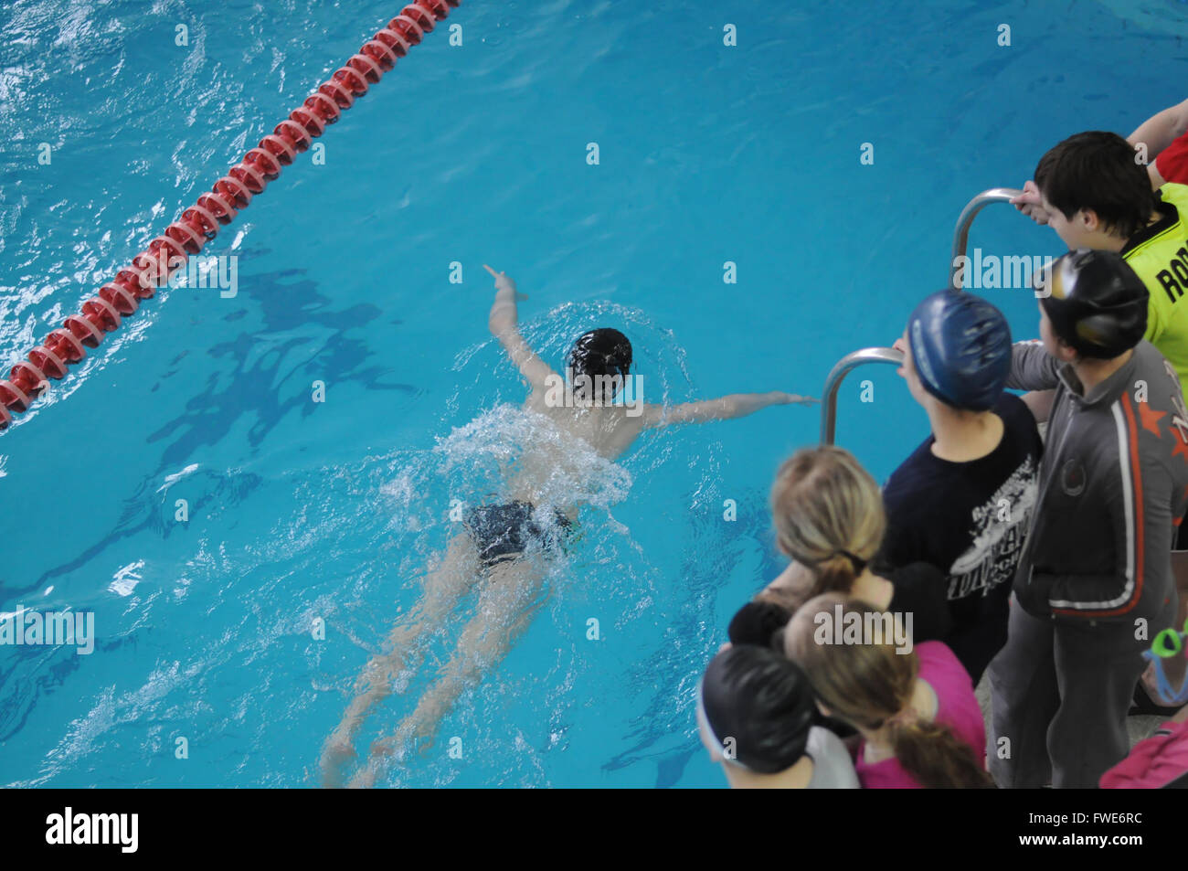 Teens swimming pool hi-res stock photography and images - Alamy