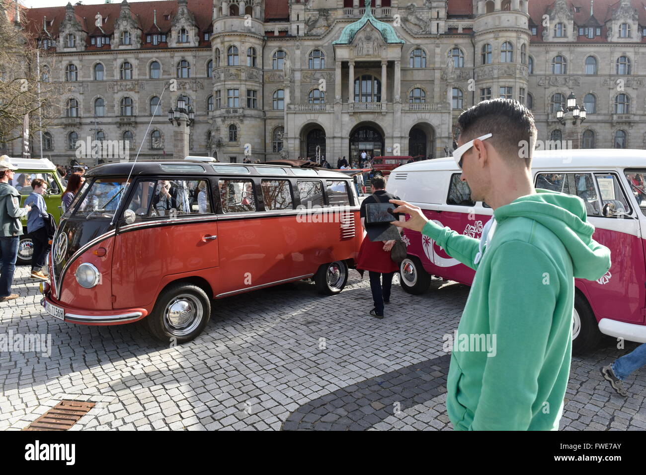 60 years of the Volkswagen Transporter from Hanover Stock Photo - Alamy