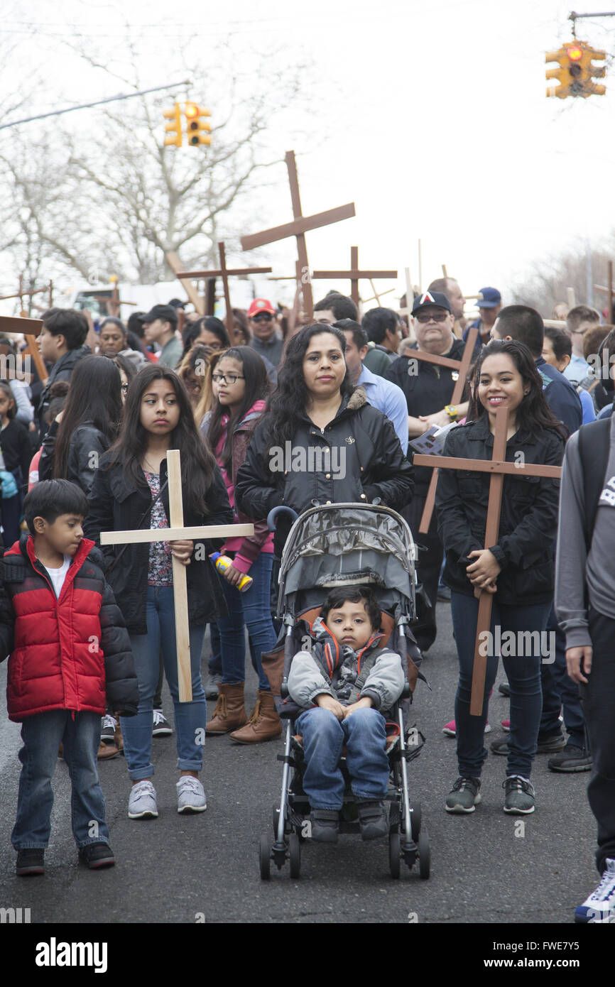 Stations Of The Cross procession in English, Spanish and Polish on Good ...