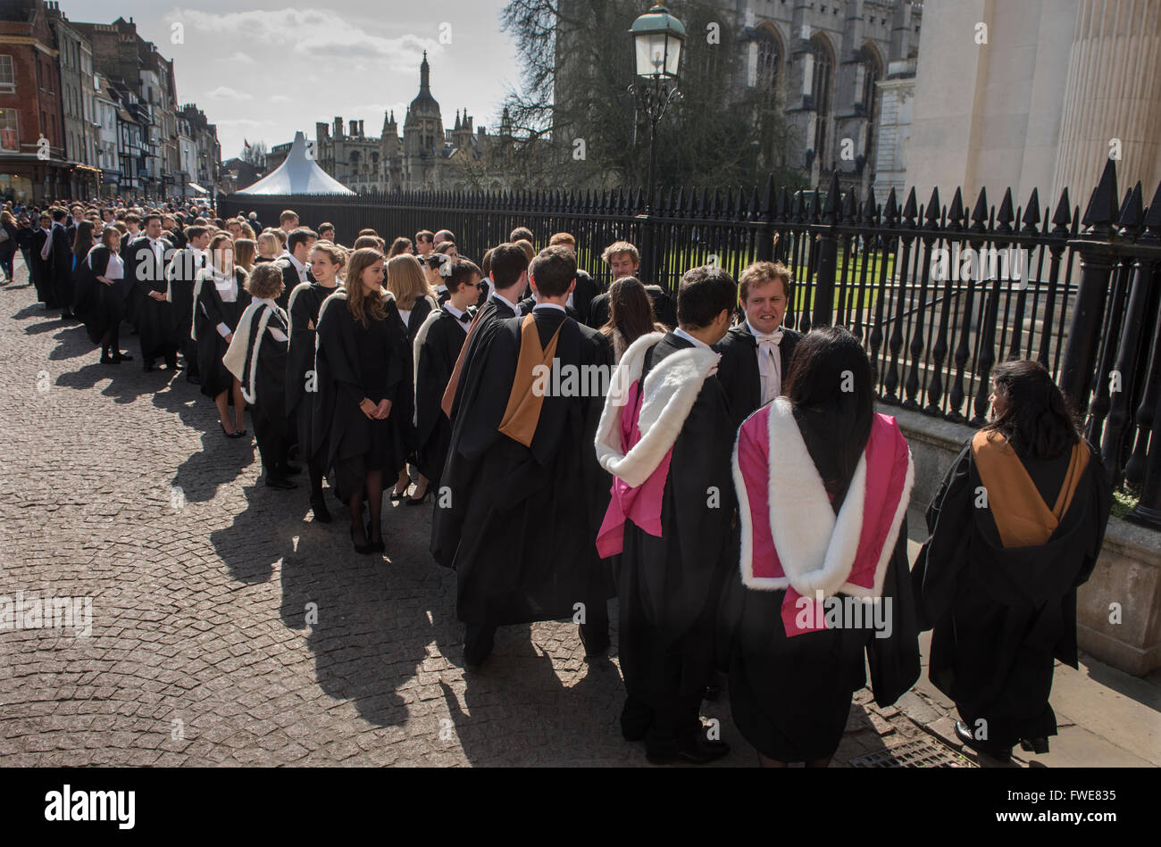 Cambridge University Degree Ceremony at the Senate House, Cambridge ...